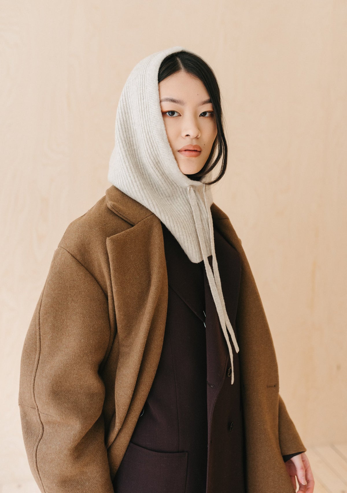 Merino Hood in Oatmeal Melange – TBCo