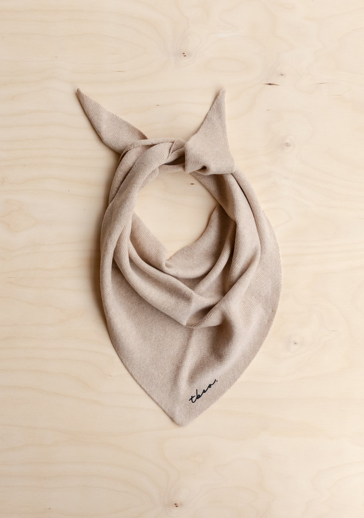 Merino Wool Triangle Scarf in Sourdough – TBCo